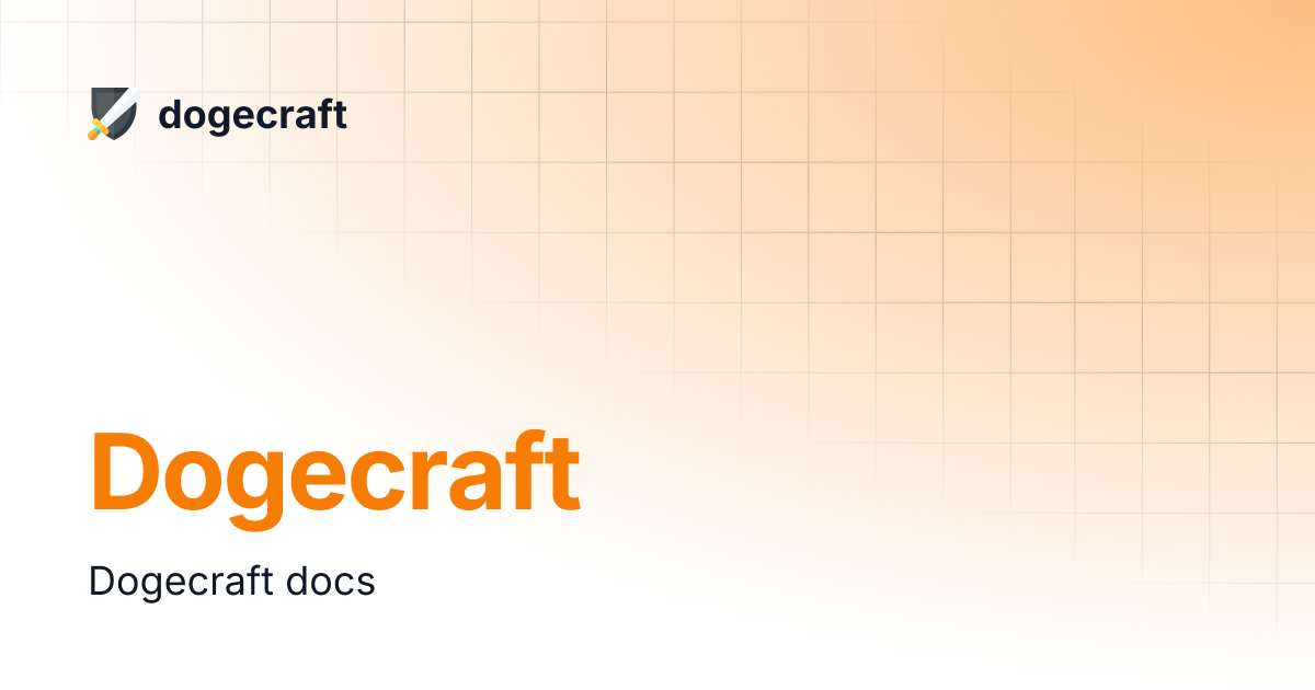 Dogecraft | dogecraft